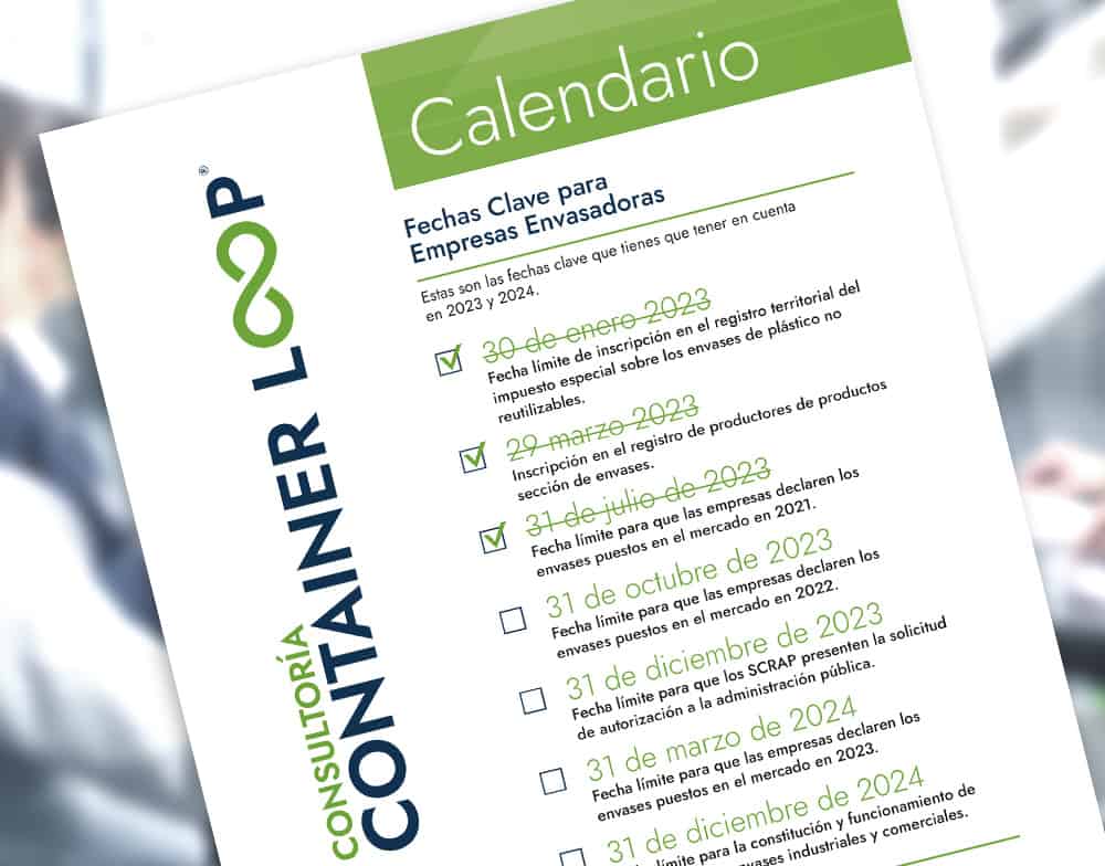Calendario de fechas clave para empresas envasadoras - ContainerLoop